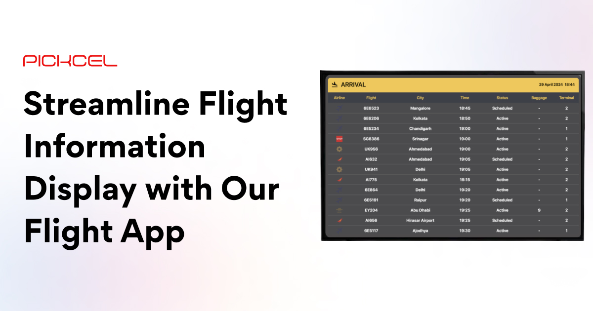 Streamline Flight Information Display with Our Flight App