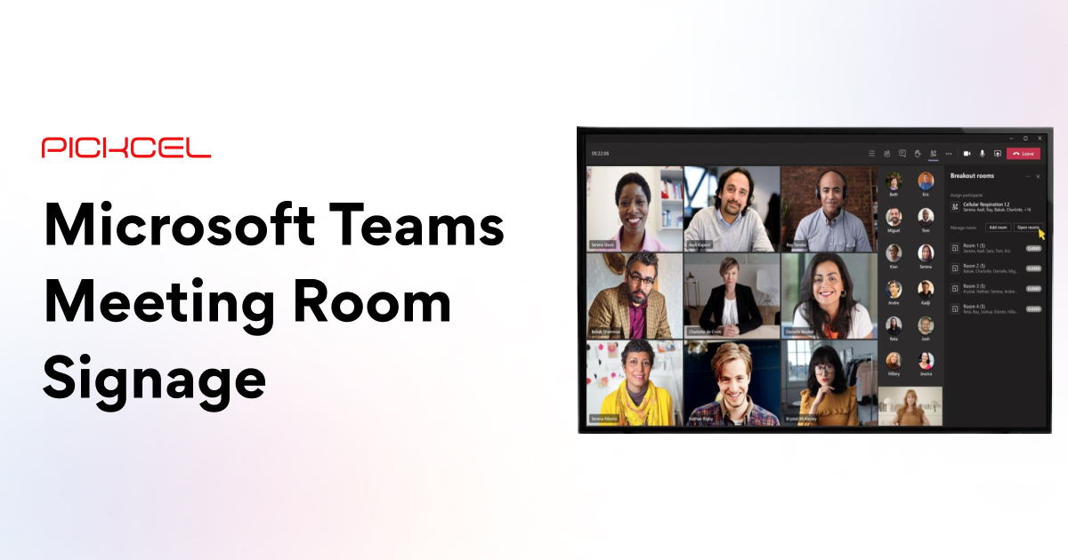 Microsoft Teams Meeting Room Signage