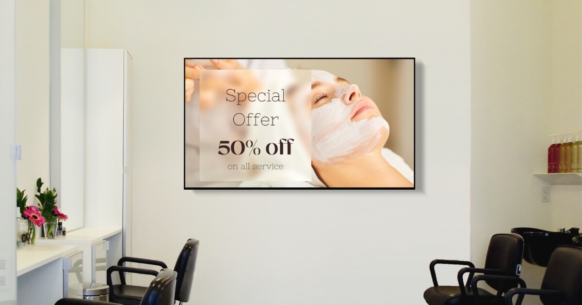 My Salon Suite Digital Signage Case Study | Pickcel