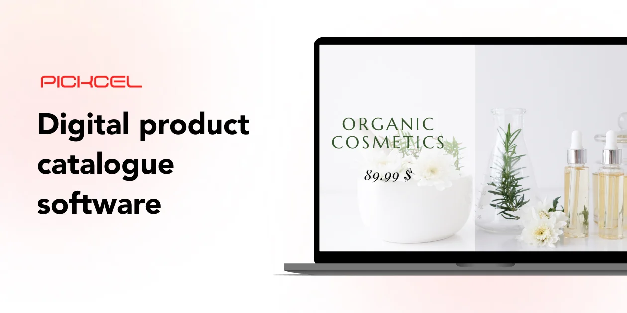 Digital signage for retail product catalogue | Pickcel