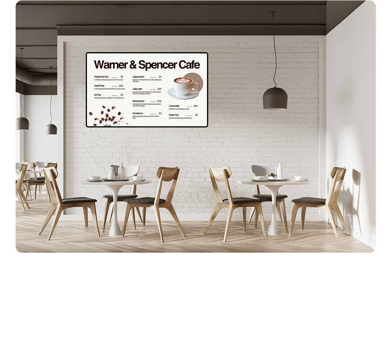 Digital menu board software | Pickcel