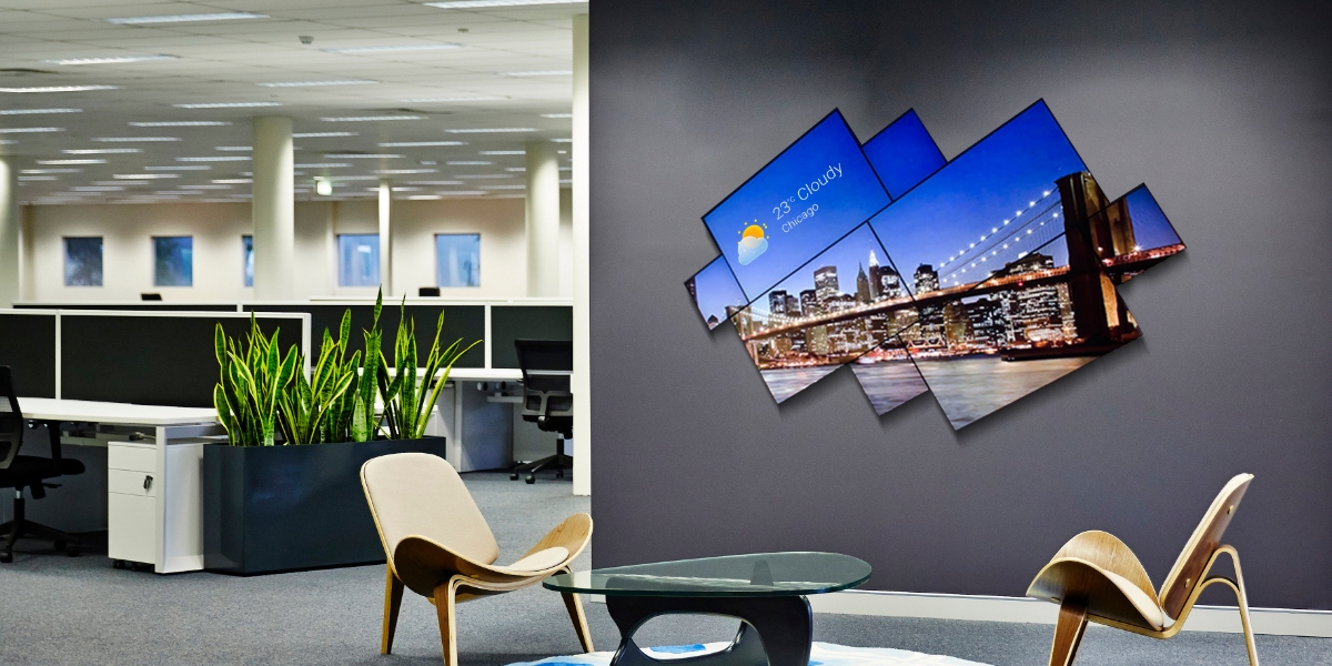 Digital Lobby Welcome Signs For Office