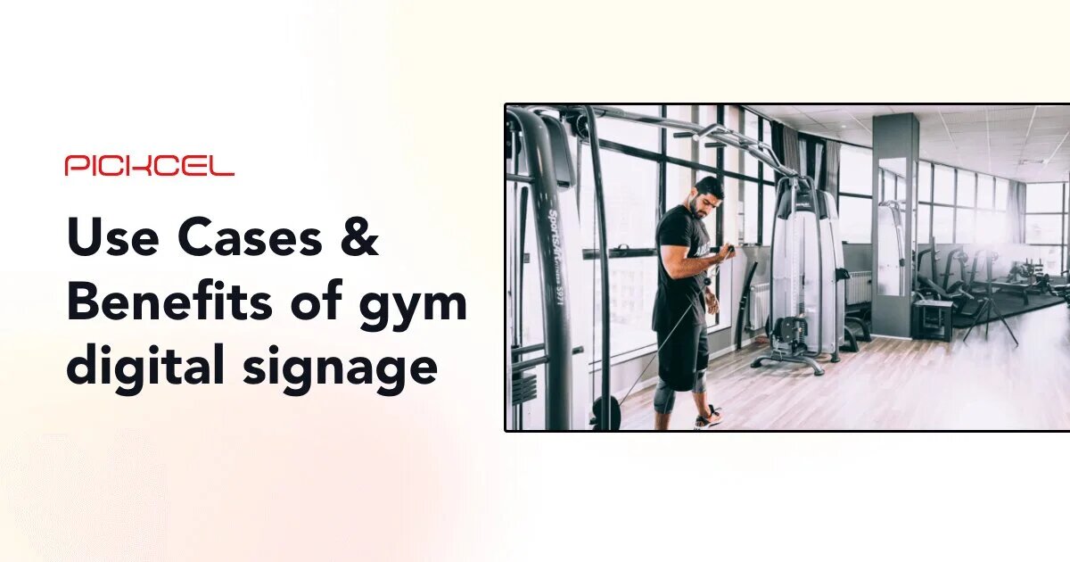 16 Creative Ways of Using Gym Digital Signage