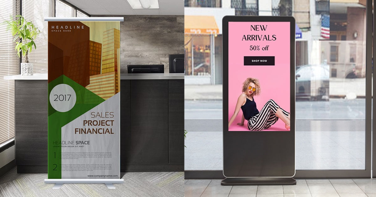 Digital Signage vs. Static Signage – What's Your Pick?