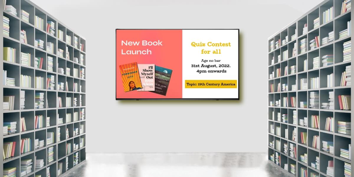 Library Shelf Signage