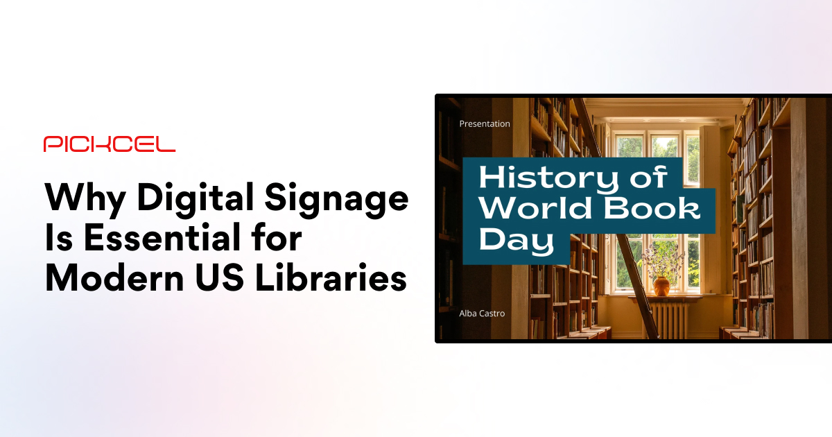 Why Digital Signage is Essential for Modern Libraries in the USA