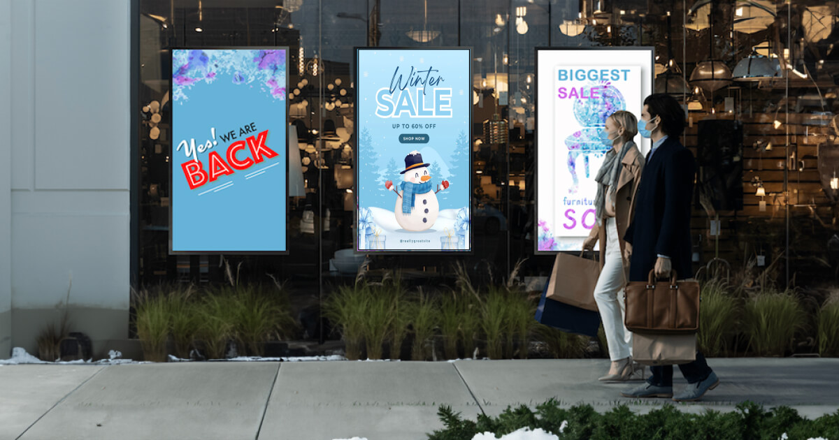 8 winter fashion trends for digital signage to boost sales